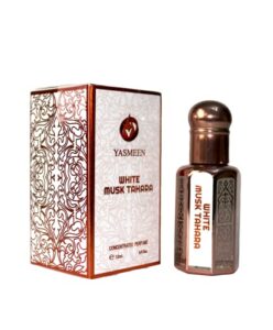 yasmeen pure white musk al tahara 12 ml high quaility for women and men fragrances concentrated thick oil attar perfume cream