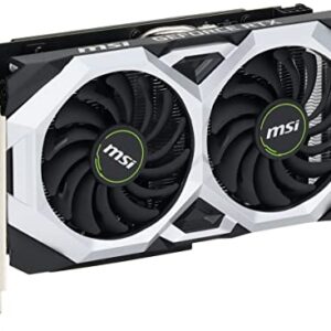 MSI Gaming GeForce RTX 2060 126GB GDRR6 192-bit HDMI/DP 1680 MHz Boost Clock Ray Tracing Turing Architecture VR Ready Graphics Card (RTX 2060 Ventus 12G OC)