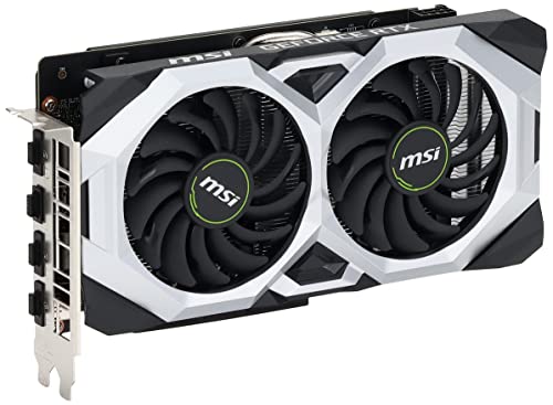 MSI Gaming GeForce RTX 2060 126GB GDRR6 192-bit HDMI/DP 1680 MHz Boost Clock Ray Tracing Turing Architecture VR Ready Graphics Card (RTX 2060 Ventus 12G OC)