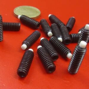 Black Oxide Steel Nylon Tip Set Screw 1/4"-20 x .750" Thread Length 20 pcs