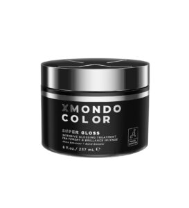 xmondo hair super gloss intensive glossing treatment | vegan formula that boosts shine with protein blends to strengthen and bond building technology to restore and revitalize