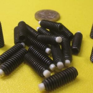 Black Oxide Steel Nylon Tip Set Screw 1/4"-20 x .750" Thread Length 20 pcs