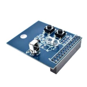 IJJ IR Transmitter Infrared Remote Hat Expansion Board 38KHz Transceiver Shield for Raspberry Pi RPi B+/2B/3B IR Infrared Control Expansion Board