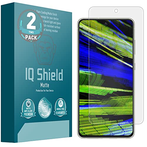 IQShield Matte Screen Protector Compatible with Samsung Galaxy S21 FE 5G (2-Pack) Anti-Glare Anti-Bubble TPU Film