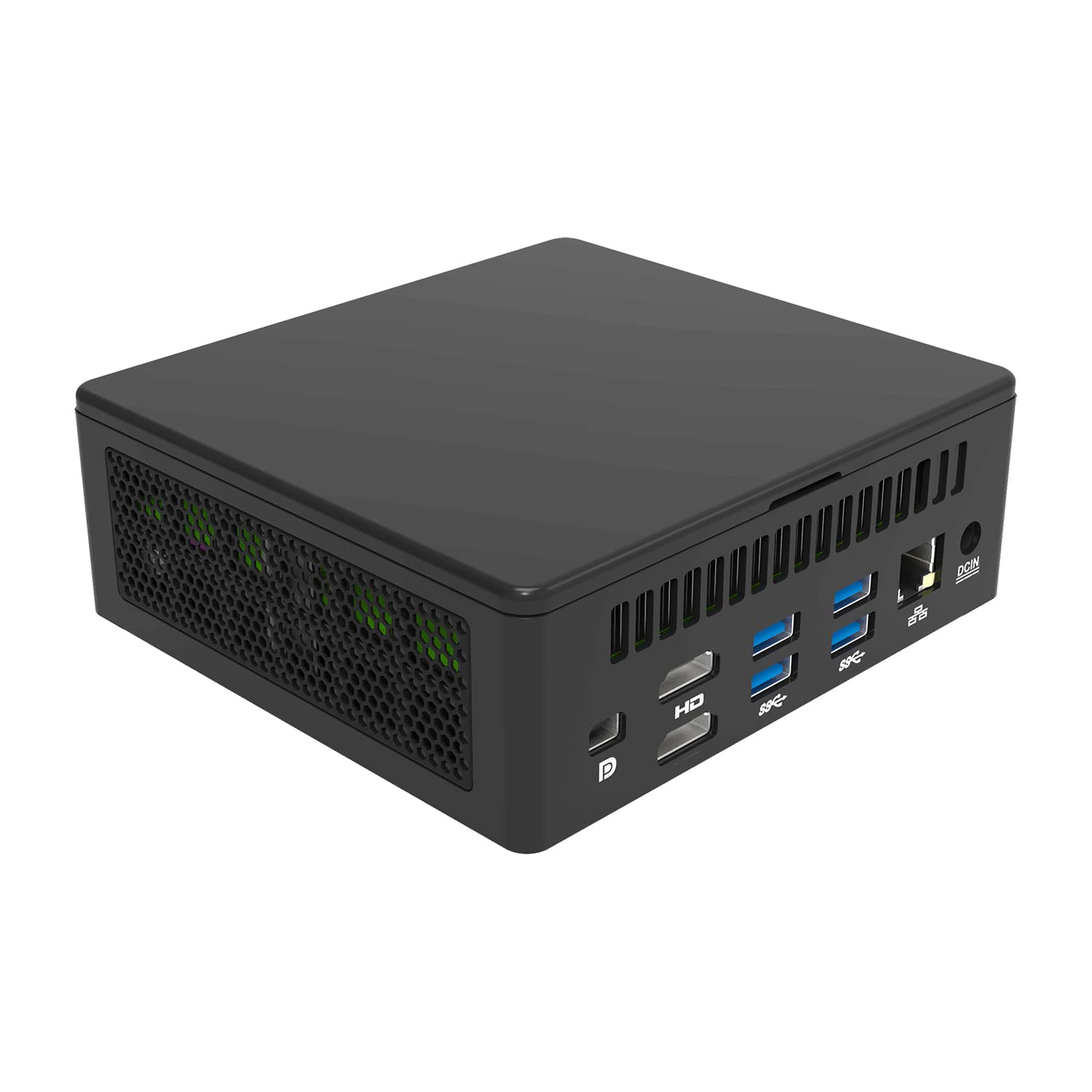 Mini PC Windows 11 or Linux Ubuntu, Intel I5 1135G7, Desktop Computer, BA04, Type-C Thundbolt 4.0 USB 4.0, Mini DP 8K, 2 x HDMI, 4 Display Output Support, 16G RAM 128G SSD