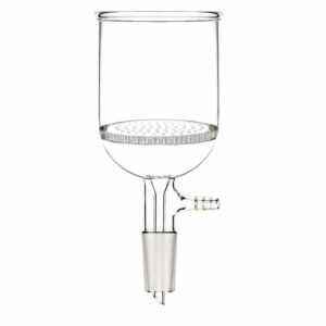 yantra 600ml glass buchner filter funnel 24/40 built in 90mm pore plate od 10mm