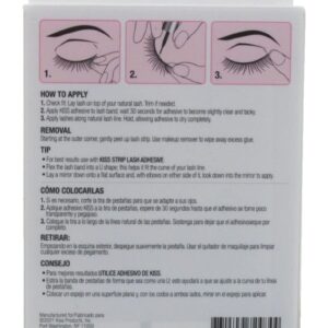 Kiss So Wispy Pompadour Lashes 5 Pairs (Pack of 3)