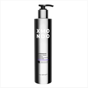 xmondo hair supernova blonde toning shampoo | vegan formula with vegetable proteins, jojoba oil, and violet pigments to replenish, restore, and reduce yellow tones in blonde hair, 8 fl oz 1-pack