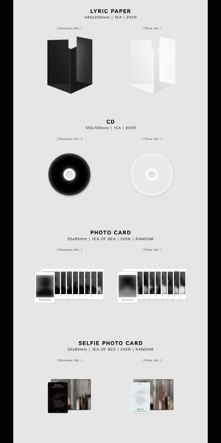 Pentagon in:Vite U 12th Mini Album Flare Version CD+1p Poster+96p Booklet+1p Lyric Paper+1p PhotoCard+1p Selfie PhotoCard+1ea Name Tag+Tracking Kpop Sealed