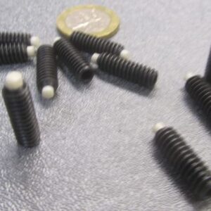 Black Oxide Steel Nylon Tip Set Screw 1/4"-20 x .750" Thread Length 20 pcs