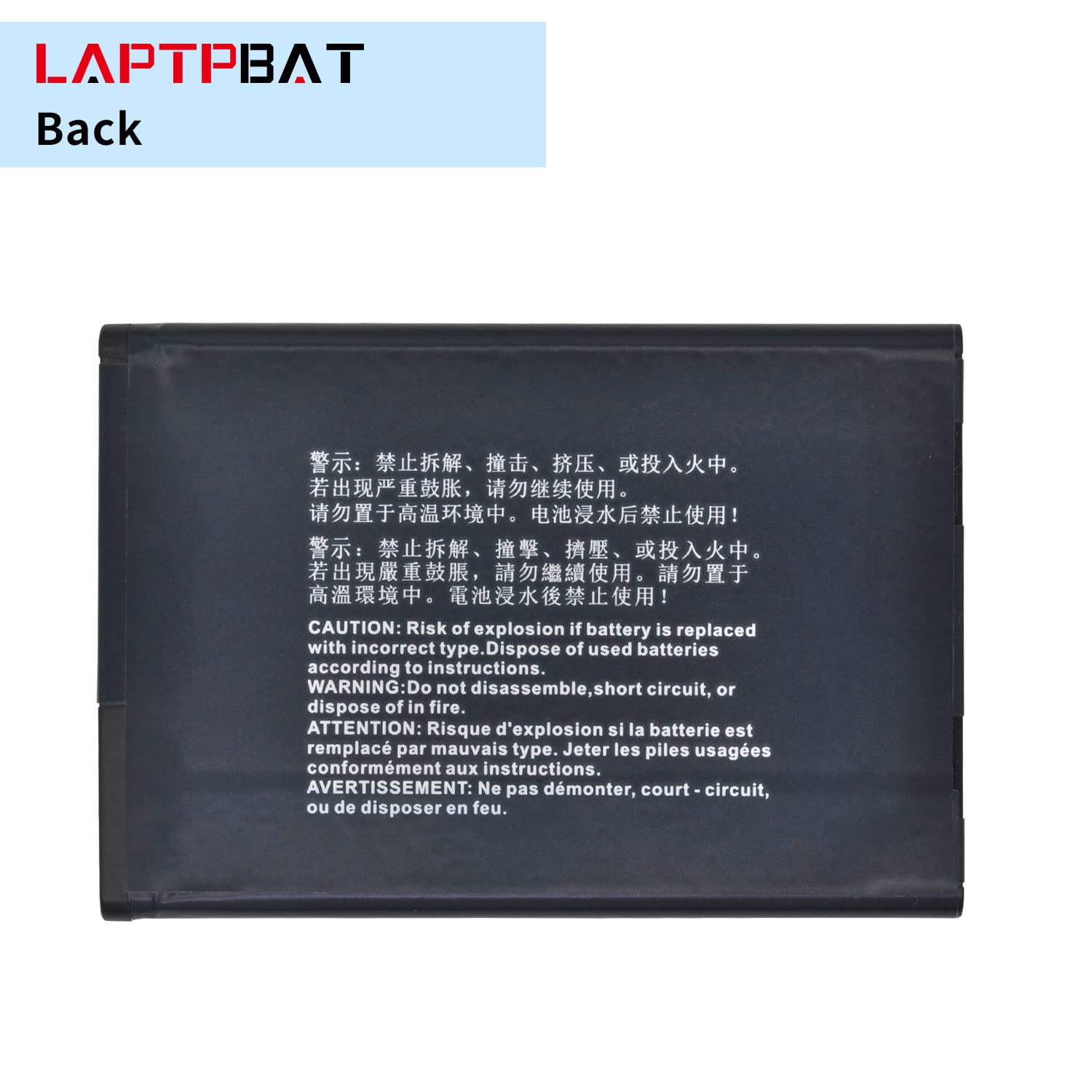 LAPTPBAT New Battery for Honeywell CT50 CT50h CT51 CT60 Dolphin CT50h 318-055-001 318-055-002 318-055-005 CT50-BTSC Data Collector 3.8V 4000mAh (Without housing)