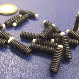 Black Oxide Steel Nylon Tip Set Screw 1/4"-20 x .750" Thread Length 20 pcs