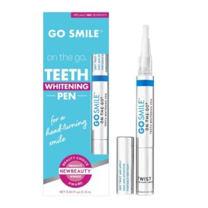 Go Smile Blu Hands-Free Teeth Whitening Toothbrush, in Teal with Additional On The Go Teeth Whitening Pen