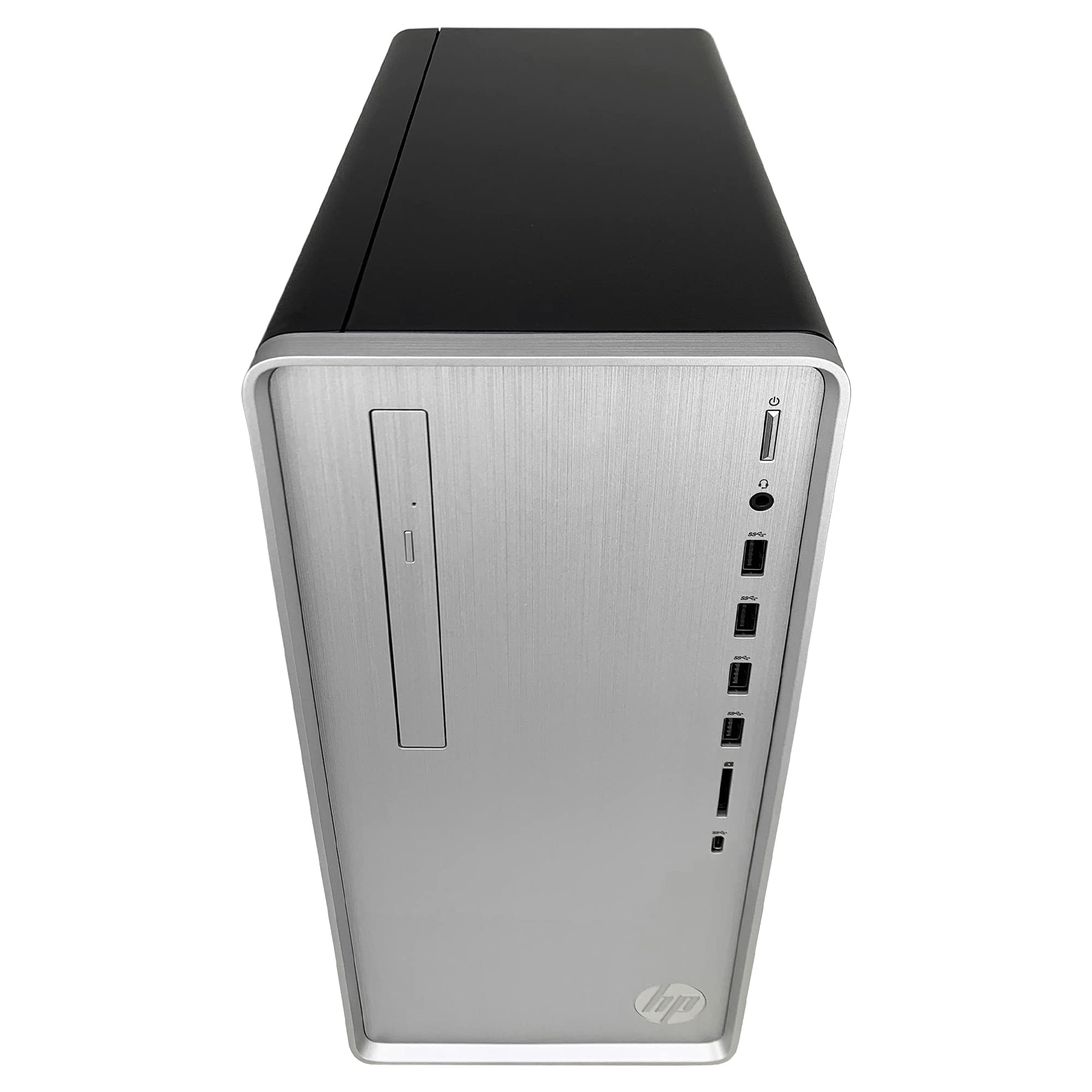 HP Pavilion TP01 Tower Desktop Computer - AMD Ryzen 5 5600G 6-Core up to 4.40 GHz Processor, 64GB DDR4 RAM, 1TB SSD + 3TB HDD, AMD Radeon Graphics, DVD-Writer, Windows 11 Home