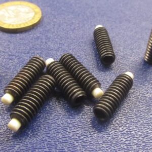 Black Oxide Steel Nylon Tip Set Screw 1/4"-20 x .750" Thread Length 20 pcs