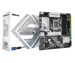 asrock b660m steel legend 1700 socket 4 ddr4