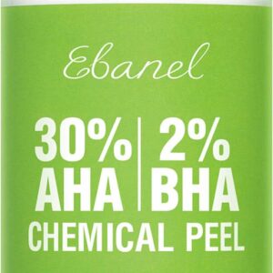 Ebanel 30% AHA 2% BHA Chemical Peel Exfoliant Gel, Face Peel with Glycolic Acid, Salicylic Acid, Lactic Acid, Green Tea, Chamomile for Acne Scars, Dark Spots, Wrinkles, Fine Lines