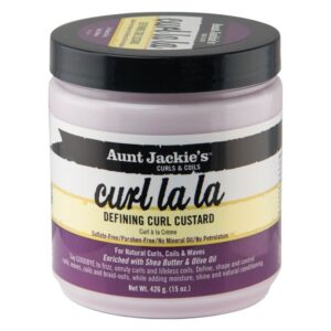 Aunt Jackie's Curls & Coils Bundle, All 5 Products in Collection, Hydrate & Define Hair, Combat Frizz & Dryness, For all Hair Types and Textures Clear 12 Ounce