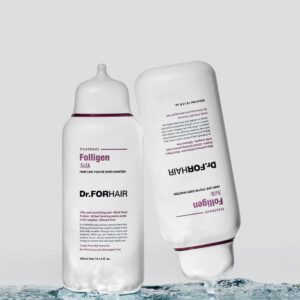 DR.FORHAIR Folligen Silk Treatment 10.14 fl oz 300 ml for Thinning Hair Dry Damaged Cuticles Growth Care Silicone Free