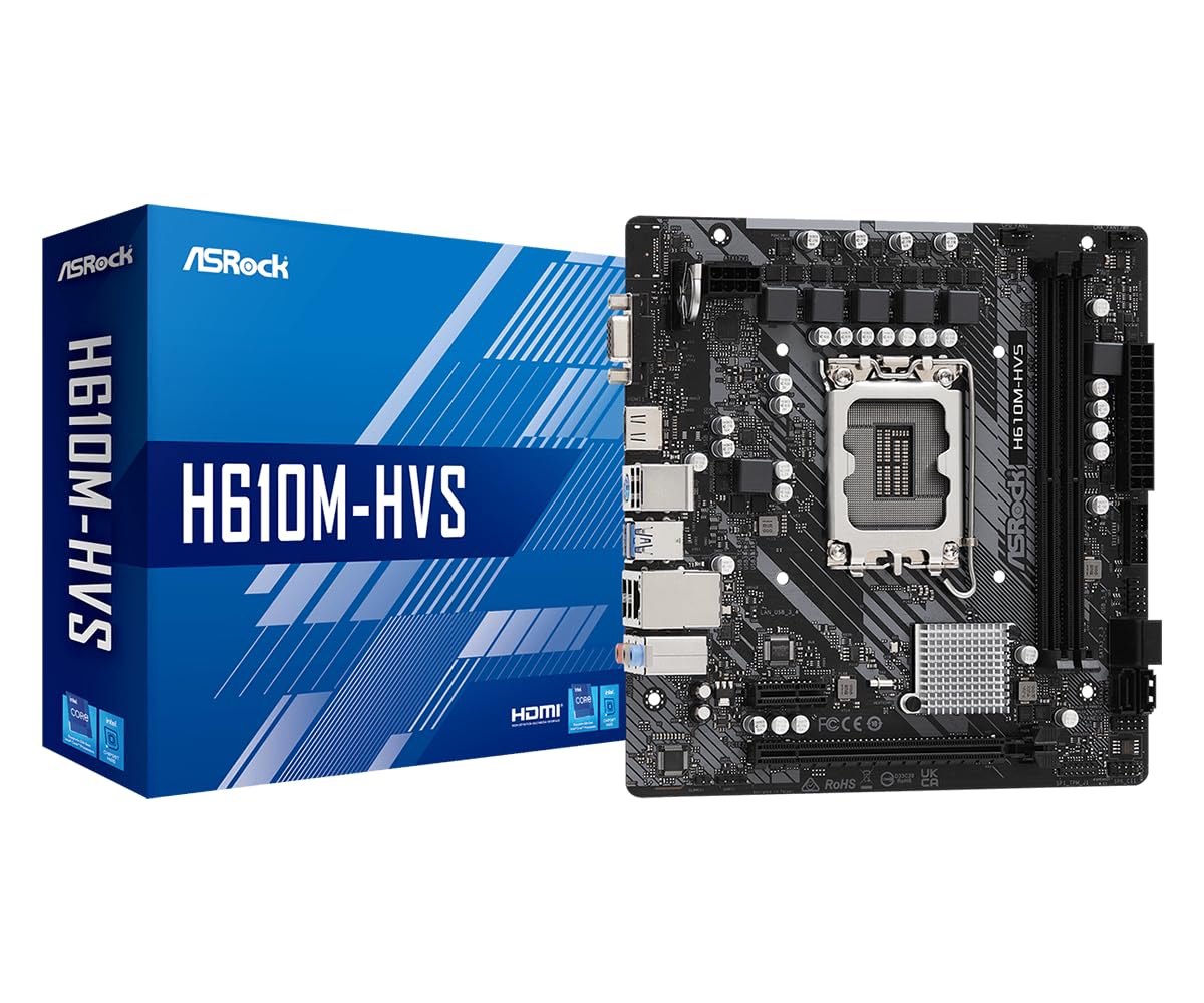 ASRock H610M-HVS 1700 Socket 2 DDR4