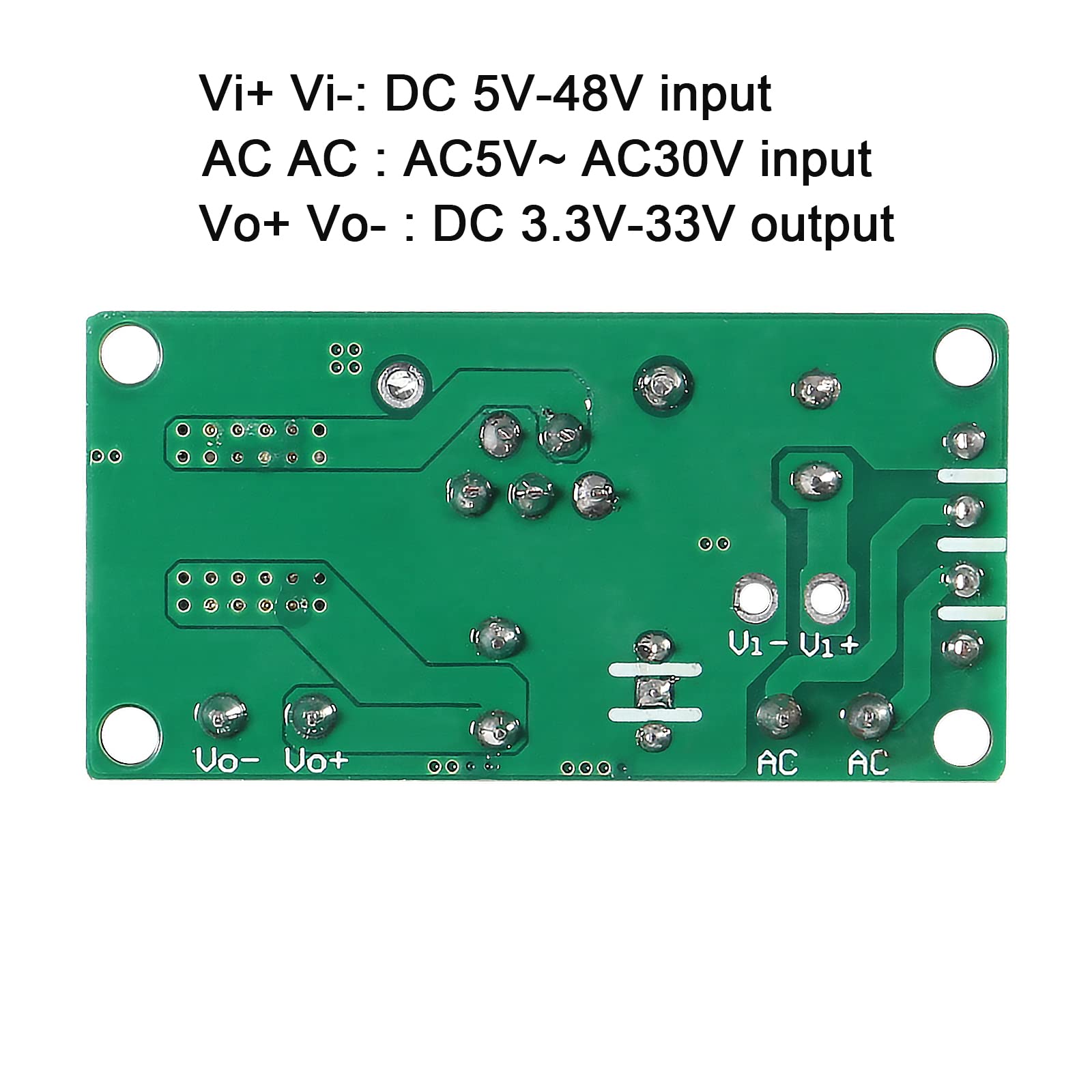 Alinan 8pcs AC/DC to DC Step Down Buck Converter AC 5-30V DC 5-48V 24V 36V 48V to DC 2.5-35V 12V Voltage Regulator Board 2A Adjustable Volt Power Supply Module