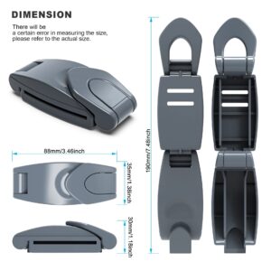 2 Pack Seat Belt Clips Seat Belt Tools, Make You More Comfortable