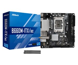 asrock asrock b660m-itx/ac compatible with intel b660 series cpu (lga1700) b660 mini atx motherboard (1808826)