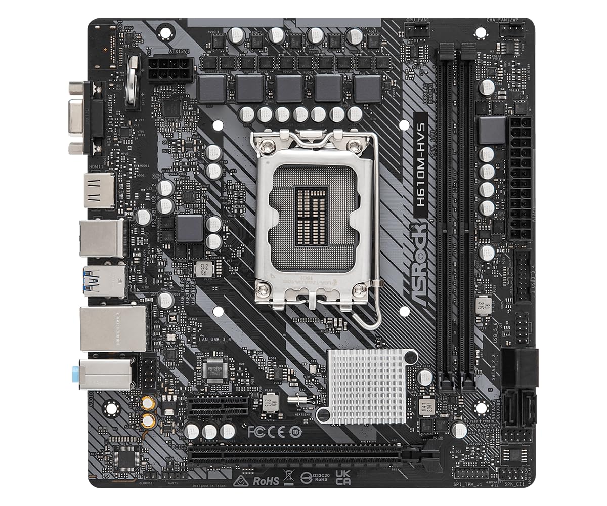 ASRock H610M-HVS 1700 Socket 2 DDR4