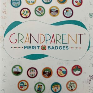 GRANDPARENT MERIT BADGES Kit First Edition - Best Gift idea! Fun with Grandkids Using This Keepsake Activity Journal. 18 Activity Journal Pages,Merit Badge Stickers and Certificate of Merit