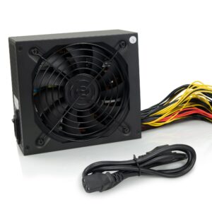 2000w mining power supply for 8 gpu, psu power supply for eth rig ethereum miner, 100v-270v psu with adapter cable