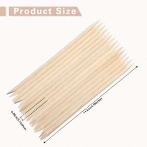 Eye Brow Wooden Wax Sticks Mini Waxing Applicator Sticks Lip Nose Eyebrow Waxing Sticks Wood Craft Small Wax Applicator Facial Hair Wax Spatula for Home Spa Hair Removal Smooth Skin Use (400 Pieces)