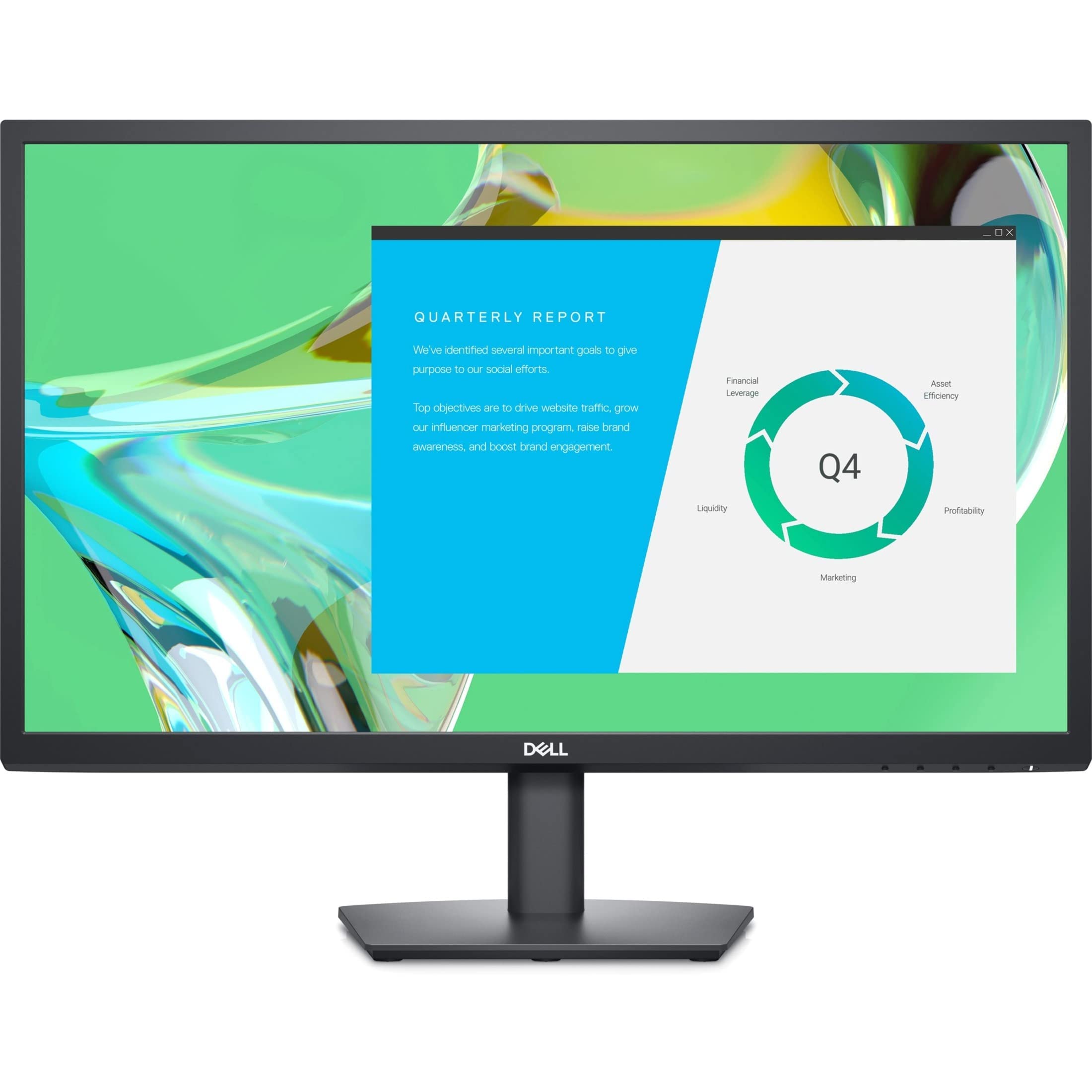 Dell DELL-E2422HN LCD Monitor - E2422HN 23.8" LED 16:9 Black 24" Class Thin Film Transistor (TFT) 1920 x 1080 250 Nit 60 Hz Refresh Rate HDMI VGA (Certified Refurbished)