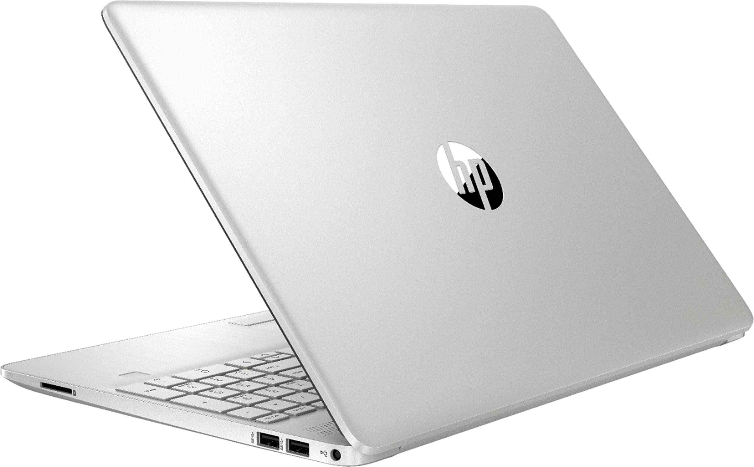 2022 HP 15.6'' FHD Lap PC Intel 11th Gen Dual-Core i3-1115G4 32GB DDR4 RAM 1TB M.2 NVMe SSD UHD Graphics USB-C HDMI WiFi AC RJ45 Bluetooth Webcam Fingerprint Wins 11 Pro w/ Cable, Silver, HP-15-DW300