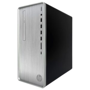 HP Pavilion TP01 Tower Desktop Computer - AMD Ryzen 5 5600G 6-Core up to 4.40 GHz Processor, 64GB DDR4 RAM, 1TB SSD + 3TB HDD, AMD Radeon Graphics, DVD-Writer, Windows 11 Home