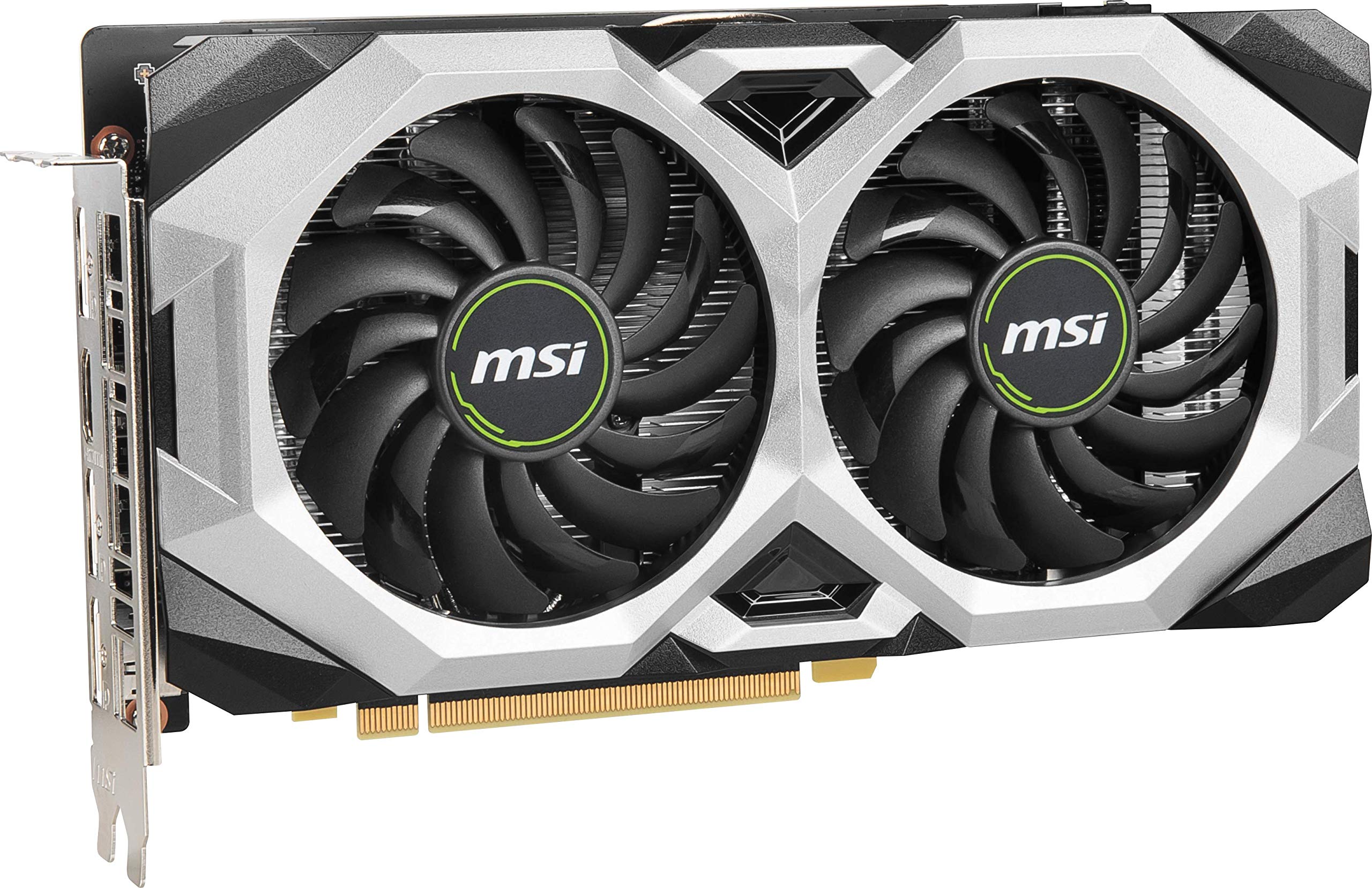 MSI Gaming GeForce RTX 2060 126GB GDRR6 192-bit HDMI/DP 1680 MHz Boost Clock Ray Tracing Turing Architecture VR Ready Graphics Card (RTX 2060 Ventus 12G OC)