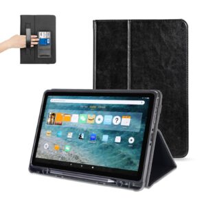 e net-case case for amazon kindle fire max 11 tablet (13th generation, 2023 release) 11"-slim folding stand cover for fire 11 max tablet with auto sleep/wake