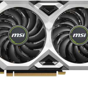 MSI Gaming GeForce RTX 2060 126GB GDRR6 192-bit HDMI/DP 1680 MHz Boost Clock Ray Tracing Turing Architecture VR Ready Graphics Card (RTX 2060 Ventus 12G OC)