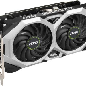 MSI Gaming GeForce RTX 2060 126GB GDRR6 192-bit HDMI/DP 1680 MHz Boost Clock Ray Tracing Turing Architecture VR Ready Graphics Card (RTX 2060 Ventus 12G OC)