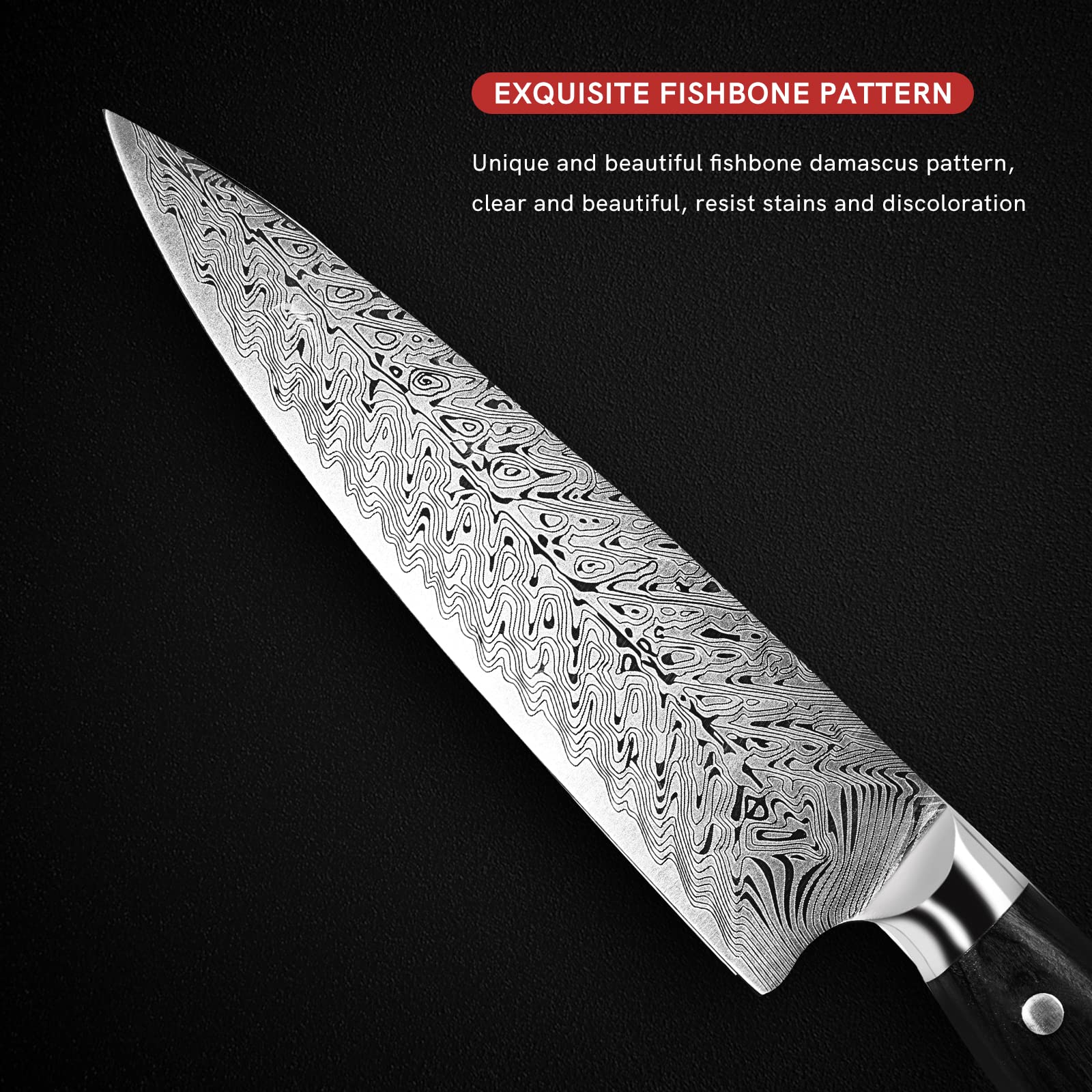 WAK Nakiri Knife Hand Forged 7 Inch Damascus Japanese Super Steel G10 Ergonomic Handle Chef Knife, Ultra Sharp, Cooking Knife for Meat, Fruits, Bread, Vegetable in Home Kitchen Restaurant