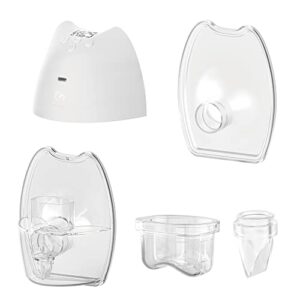 Bellababy Wearable Breast Pump Hands Free,Silent and Pain Free,Long-Lasting Battery,4 Modes&9 Levels of Suction,Fewer Parts Needed to Clean,Fast Rechargeable.(White)