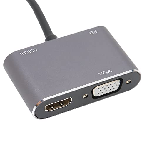 USB Hub, Easy to Use 4 in 1 Silver 4 in 1 Adapter for Keyboard for Mouse for Laptops for Phones