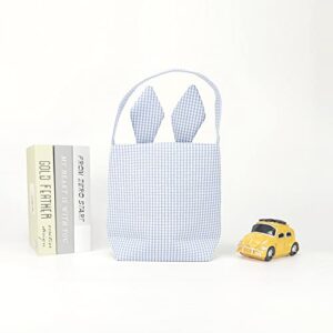 Hooshing Cute Rabbit Ears Baskets Easter Bunny Ears Bags Storage Gifts Candies for Kids Party Gifts