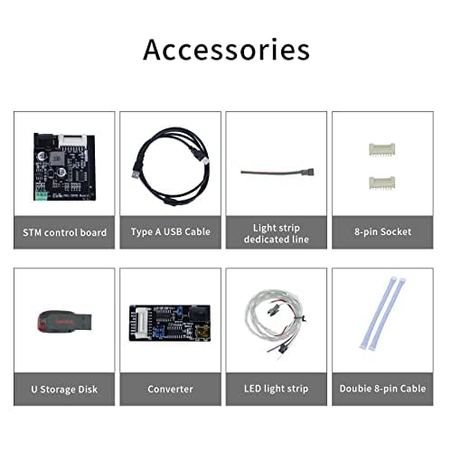 7 inch Smart HMI TFT LCD Display Module with Complimentary GUI Software + UART Port + Cortex A8 CPU for Arduino ESP32 Project or Industry Equipment Control