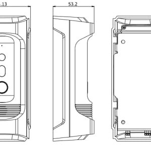 Hikvision DS-KB8113-IME1 2MP Outdoor IP Video Intercom Doorbell