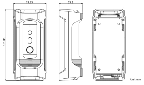 Hikvision DS-KB8113-IME1 2MP Outdoor IP Video Intercom Doorbell