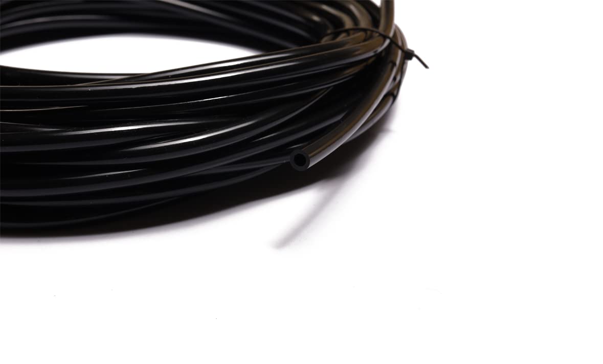 100feet 1/4 inch Black Flexible PVC Micro Tubing For Bubbler Sprinkle Irrigation