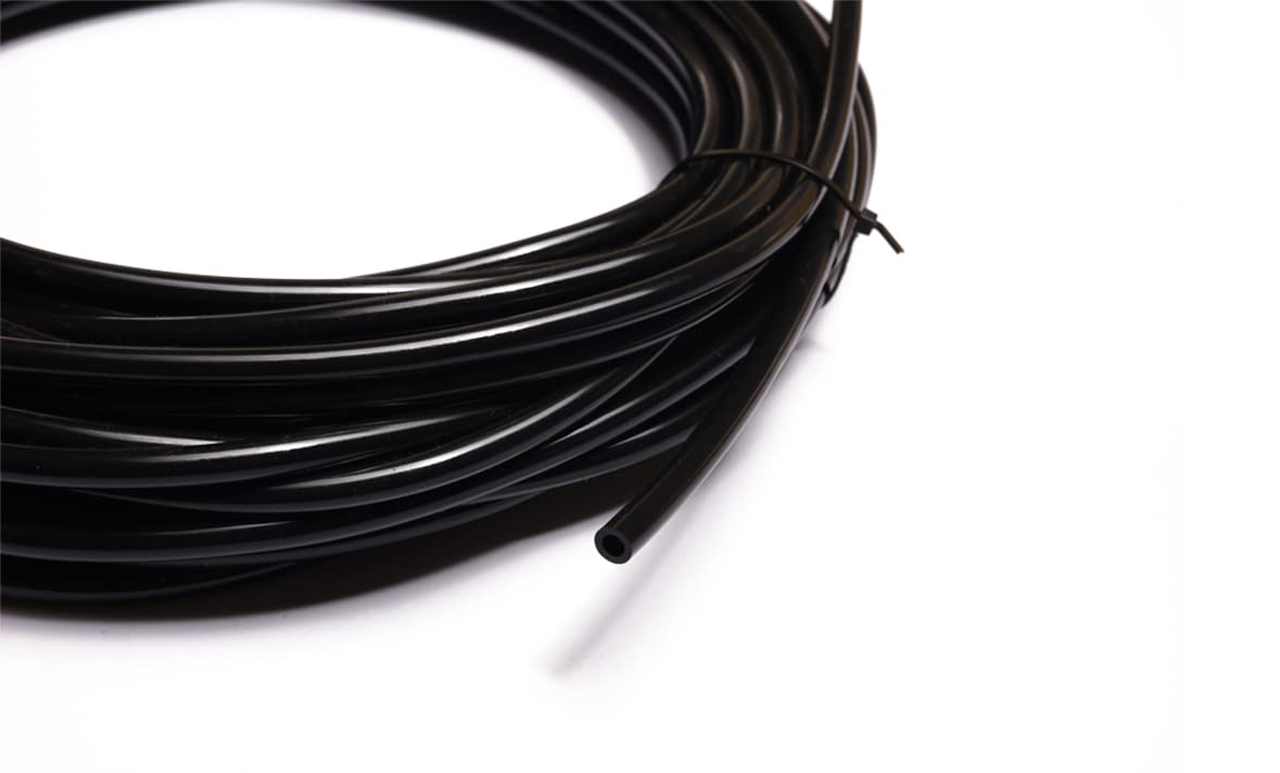 100feet 1/4 inch Black Flexible PVC Micro Tubing For Bubbler Sprinkle Irrigation