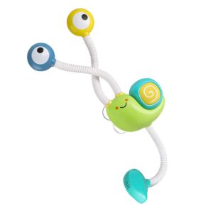 baby bath shower head infant bathing toy adorable snail toy kids playing water toy shower toy baby shower toy random color