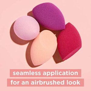 Real Techniques Mini Miracle Complexion Sponge Makeup Blender, Beauty Sponges,(2 Packs of 4, 8 Count Total)