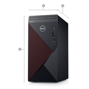 Dell Vostro 5890 Desktop | Core i7-10700F - 1TB HDD + 256GB SSD Hard Drive - 16GB RAM - Nvidia GeForce GT 730 | 8 cores @ 4.8 GHz - 2GB DDR3 Win 11 Pro Black (Renewed)